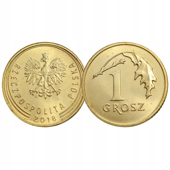 Narodowy Bank Polski: 1 grosz Worek Menniczy (100 sztuk) - Różne ...